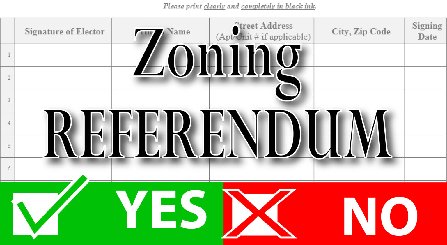 Referendum Petitions Continue Despite Hurdles - Lakewood Informer